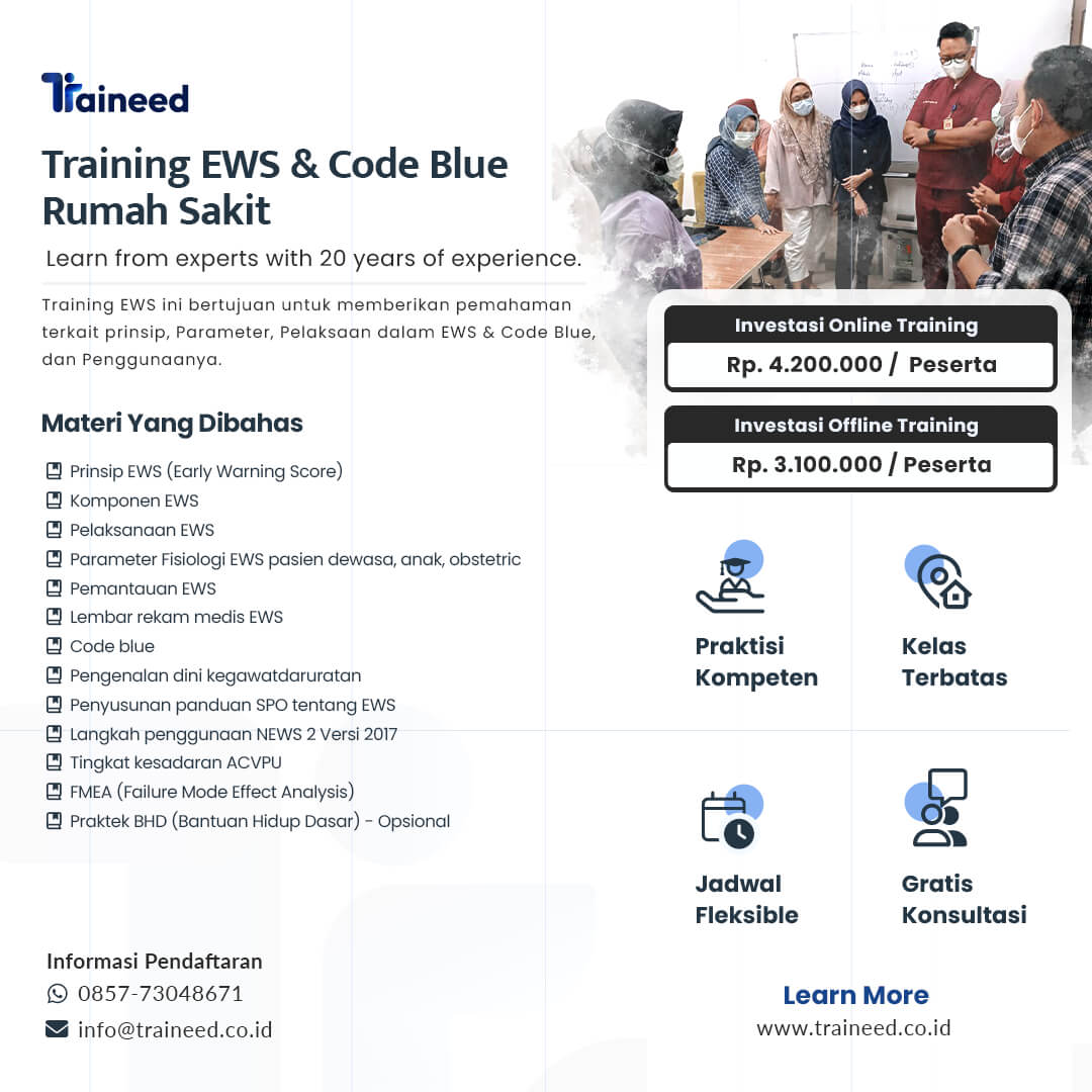 Training EWS Dan CODE BLUE Rumah Sakit Murah Terjangkau Training EWS Dan CODE BLUE Rumah Sakit Murah Terjangkau